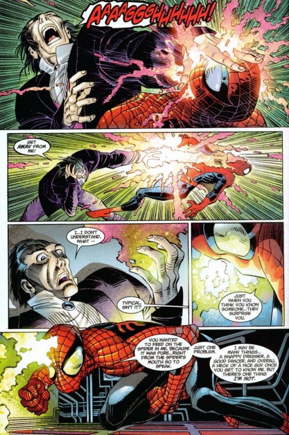 Spider-Man takes on Morlun, Pt. 2 | Arousing Grammar