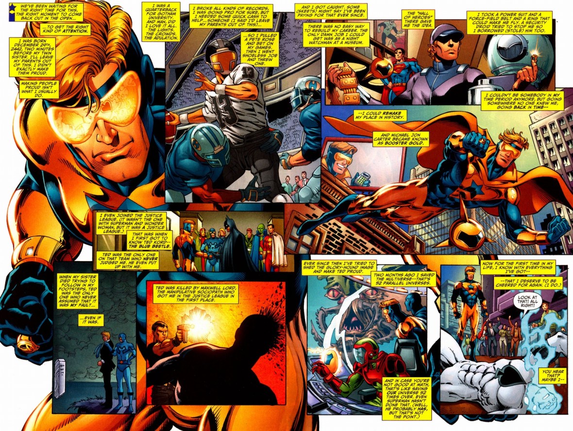 Booster Gold vs. Doomsday | Arousing Grammar