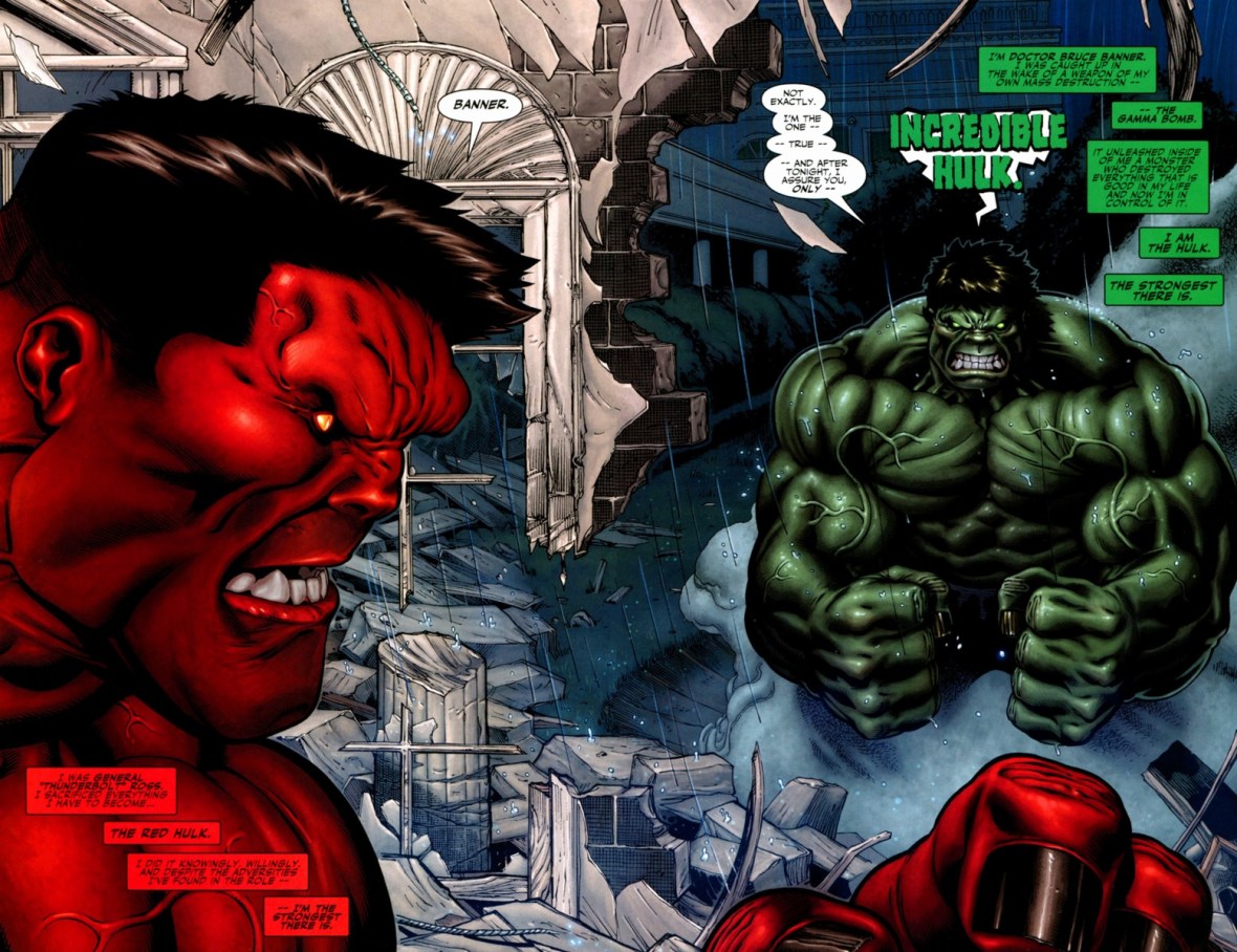 Red Hulk brawls, Pt. 1 | Arousing Grammar