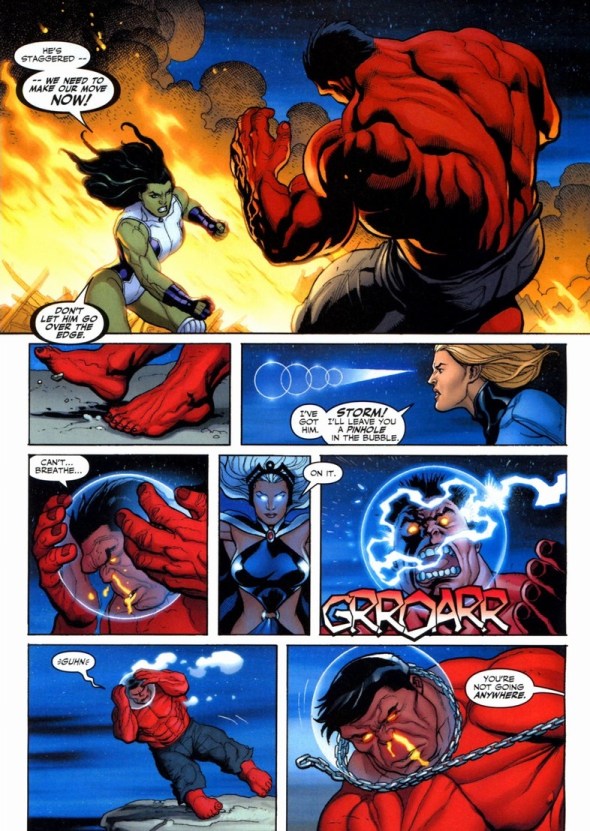 Red Hulk Brawls Pt 2 Arousing Grammar
