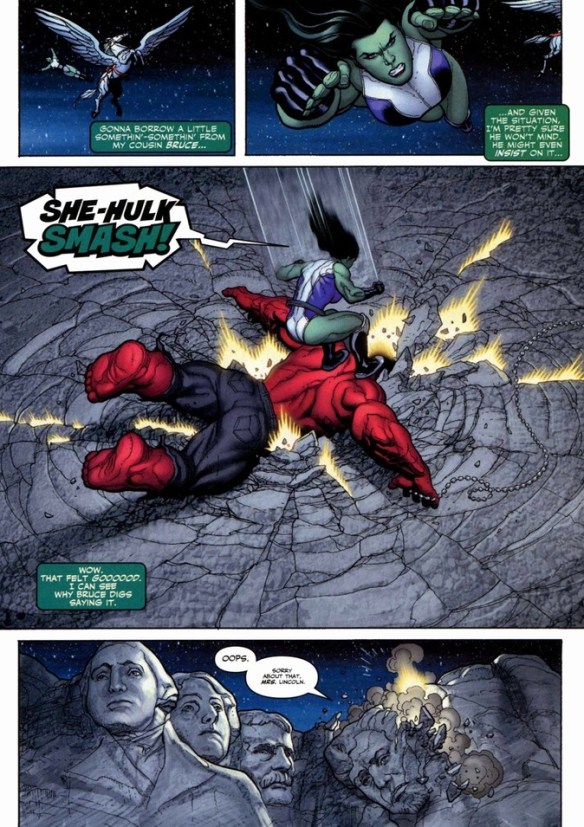 Red She Hulk And Domino