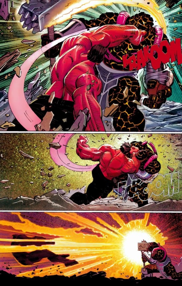 Red Hulk brawls, Pt. 3 | Arousing Grammar