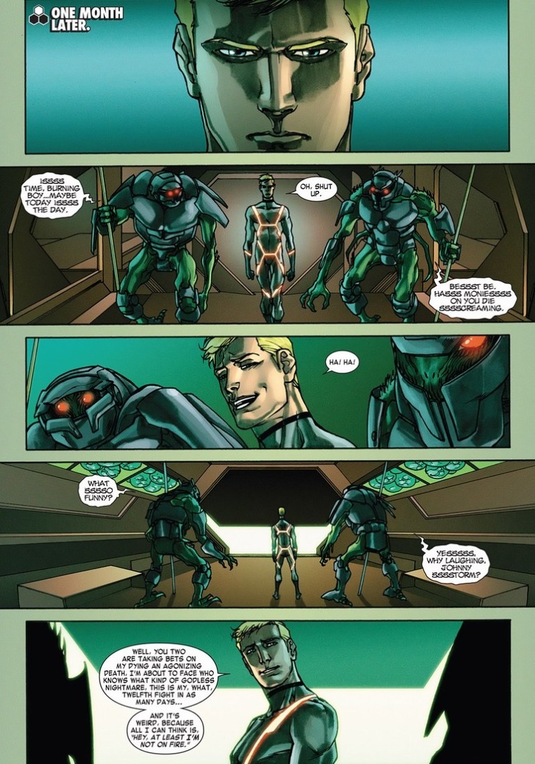 Human Torch, Negative Zone gladiator | Arousing Grammar