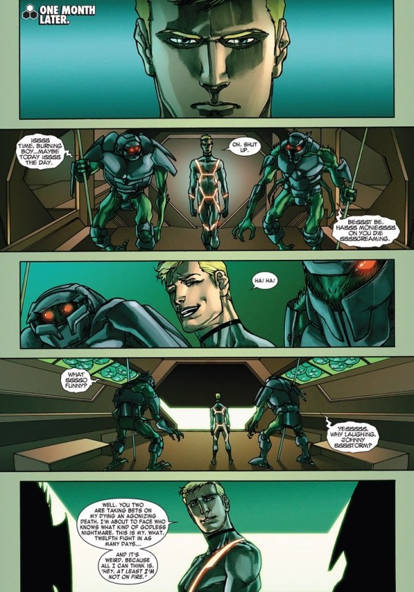 Human Torch, Negative Zone gladiator | Arousing Grammar