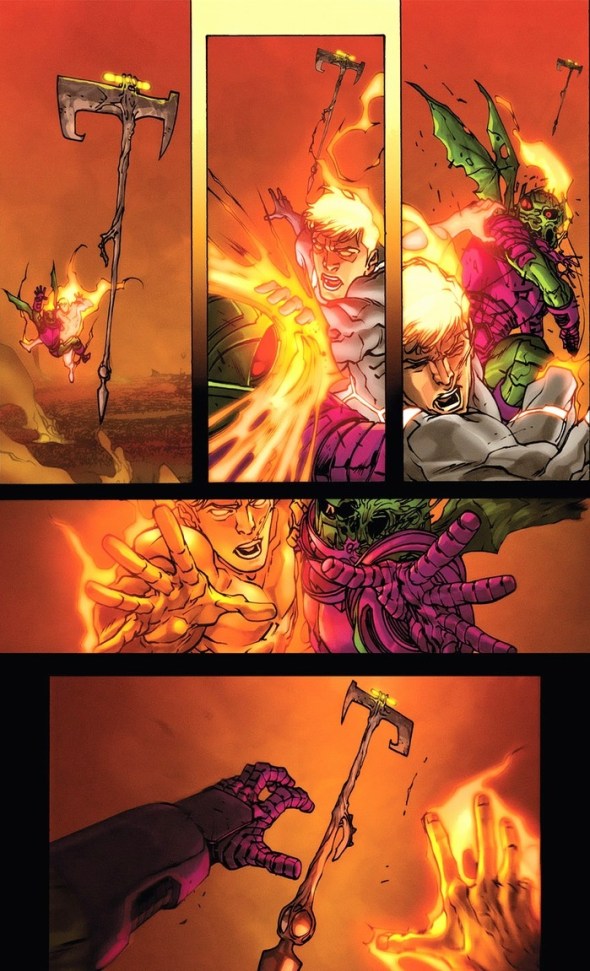 Human Torch, Negative Zone gladiator | Arousing Grammar