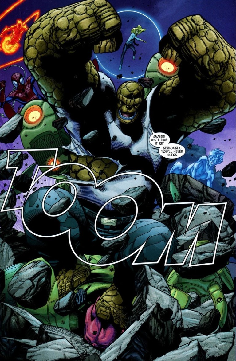 Thing loves Invisible Woman | Arousing Grammar