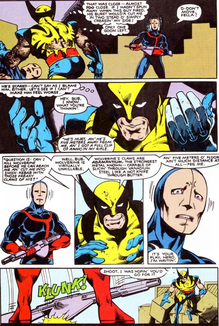 Famous panels: Wolverine | Arousing Grammar