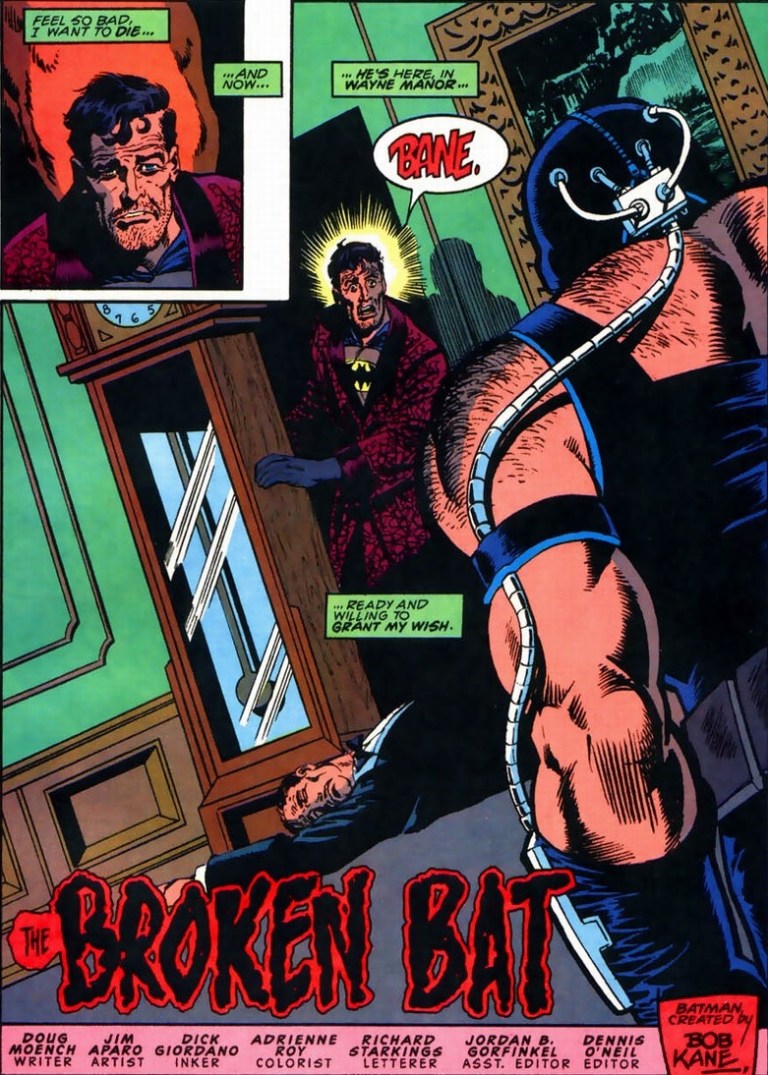 Bane & Batman: Knightfall | Arousing Grammar