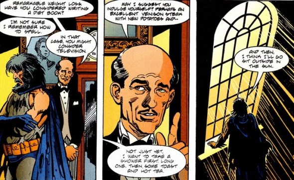 Batman overcomes his venom addiction | Arousing Grammar